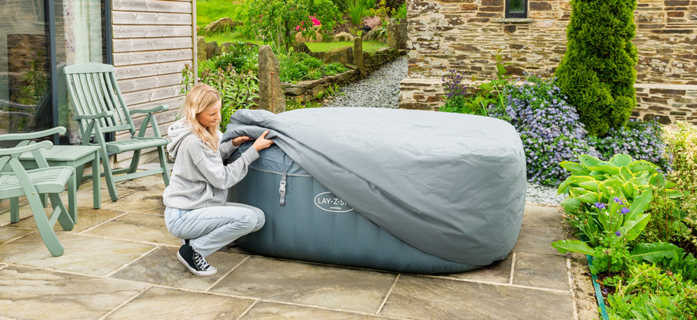 Square Hot Tub Thermal Covers - Energy Saving | Lay-Z-Spa UK