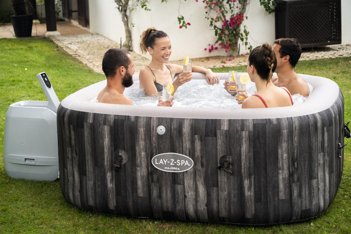 Square Hot Tubs | New 2025 Range | Lay-Z-Spa UK