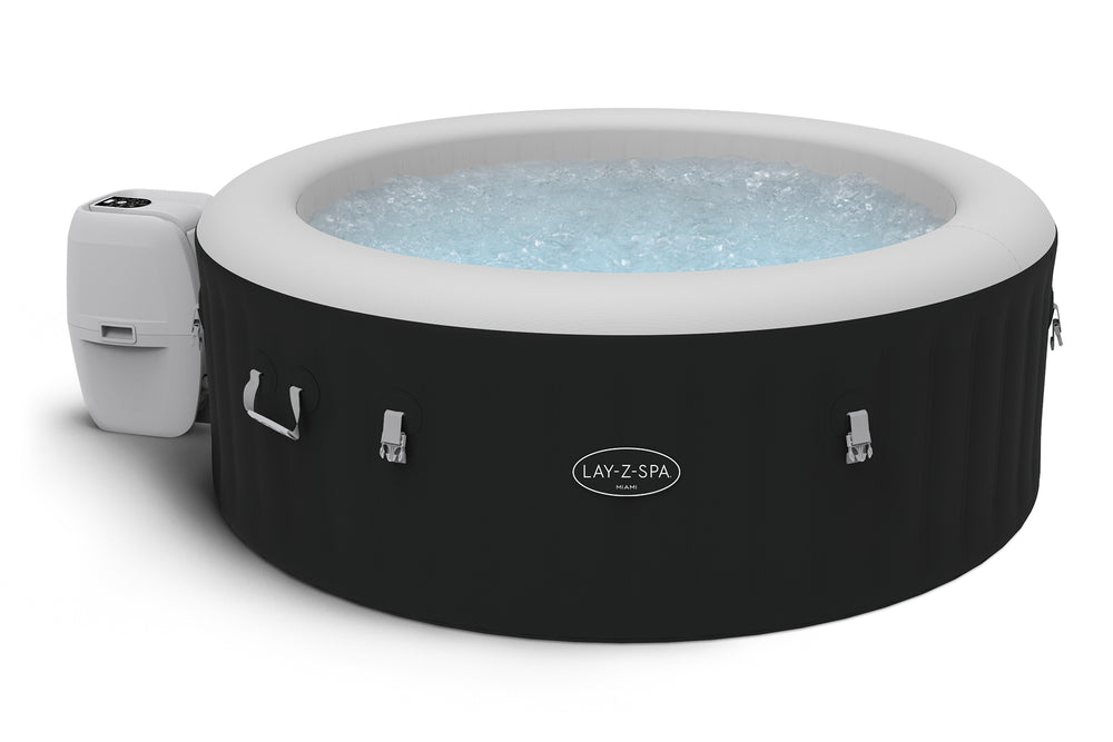 Lay-Z-Spa Miami AirJet Hot Tub + Free Bundle Worth £29.99 | Lay-Z-Spa UK