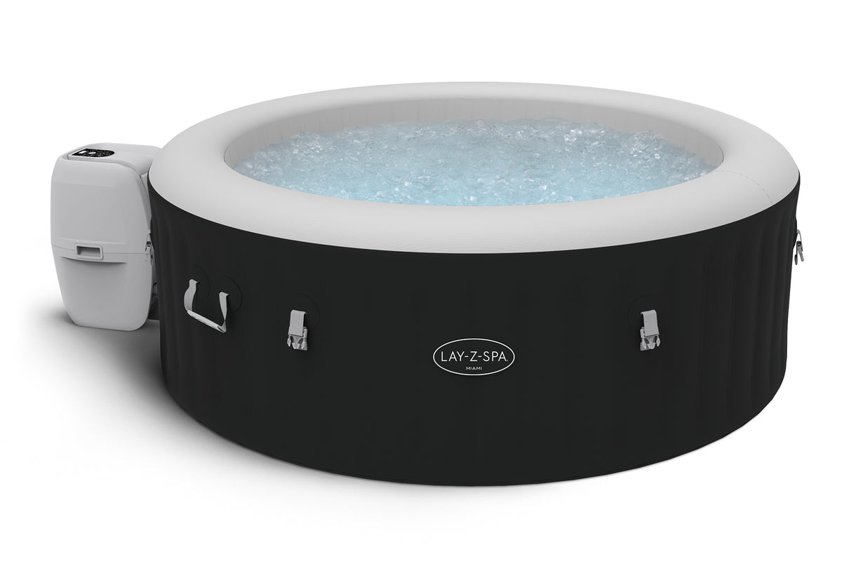 Lay-Z-Spa Miami AirJet Hot Tub + Free Bundle Worth £100 | Lay-Z-Spa UK