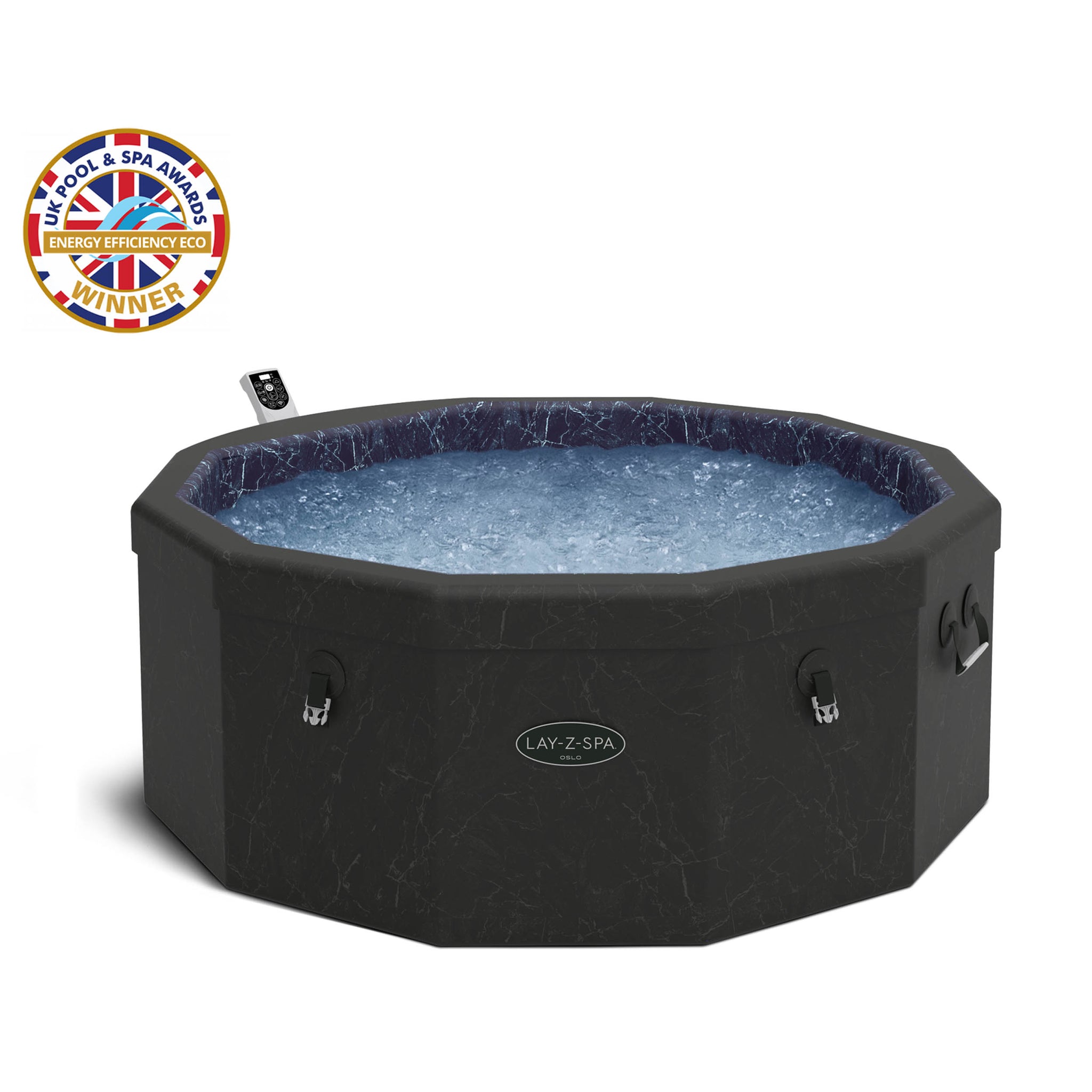 Lay-Z-Spa Oslo AirJet Foam Hot Tub + Free Bundle Worth £140 | Lay-Z-Spa UK