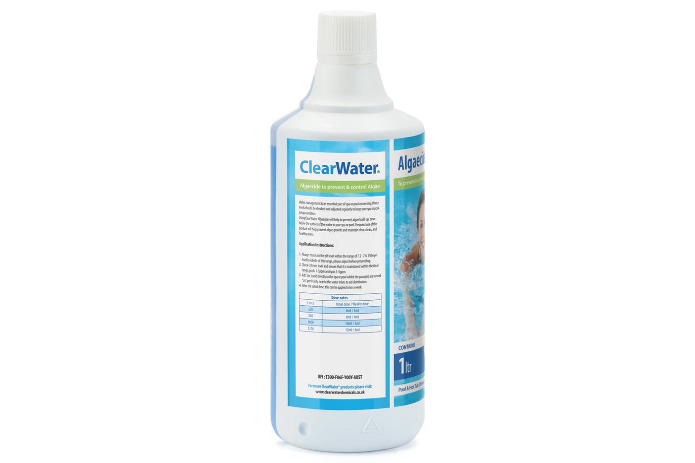 Clearwater 1Ltr Algaecide | Hot Tub Chemicals | Lay-Z-Spa UK