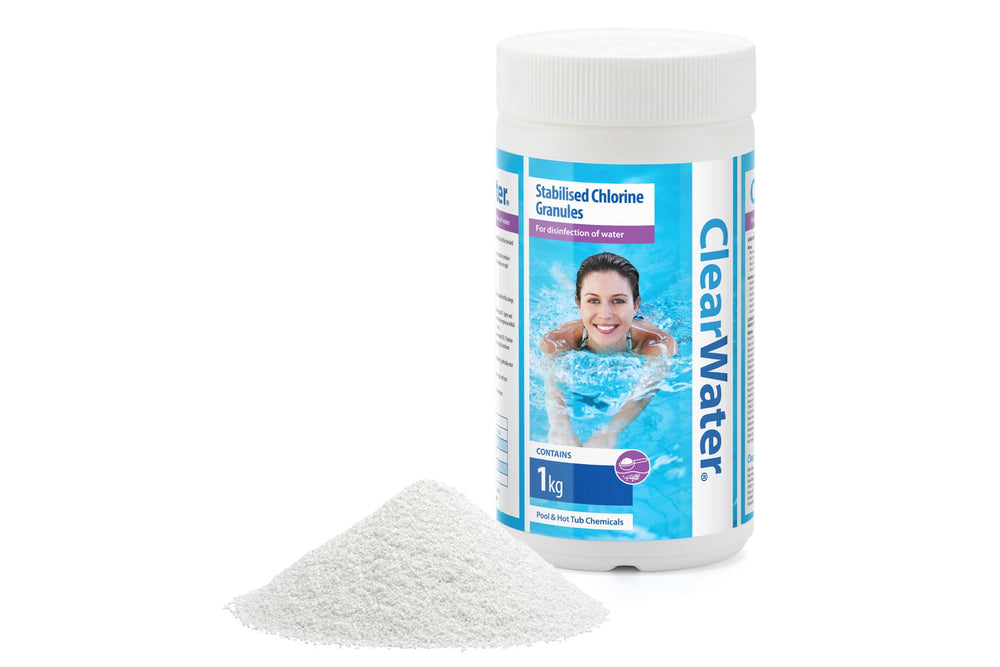 1kg Stabilised Chlorine Granules for Hot Tubs | ClearWater Chemicals ...
