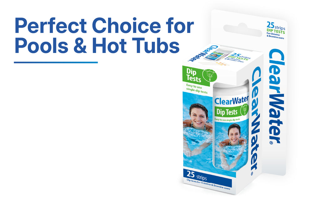Hot Tub Water Testing Strips (25 Test Strips) | Clearwater Chemicals ...