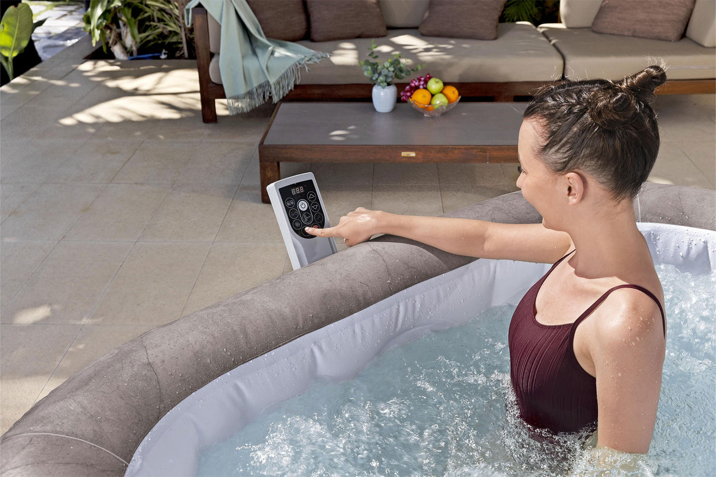 Lay-Z-Spa Rome AirJet Hot Tub + Free Bundle Worth £29.99 | Lay-Z-Spa UK