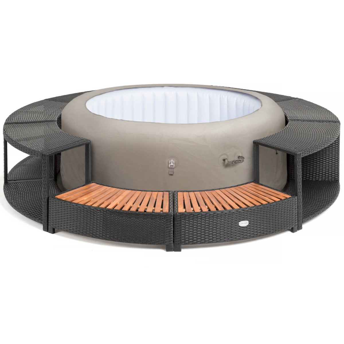 Black Rattan Surround | Hot Tub Accessories | Lay-Z-Spa UK