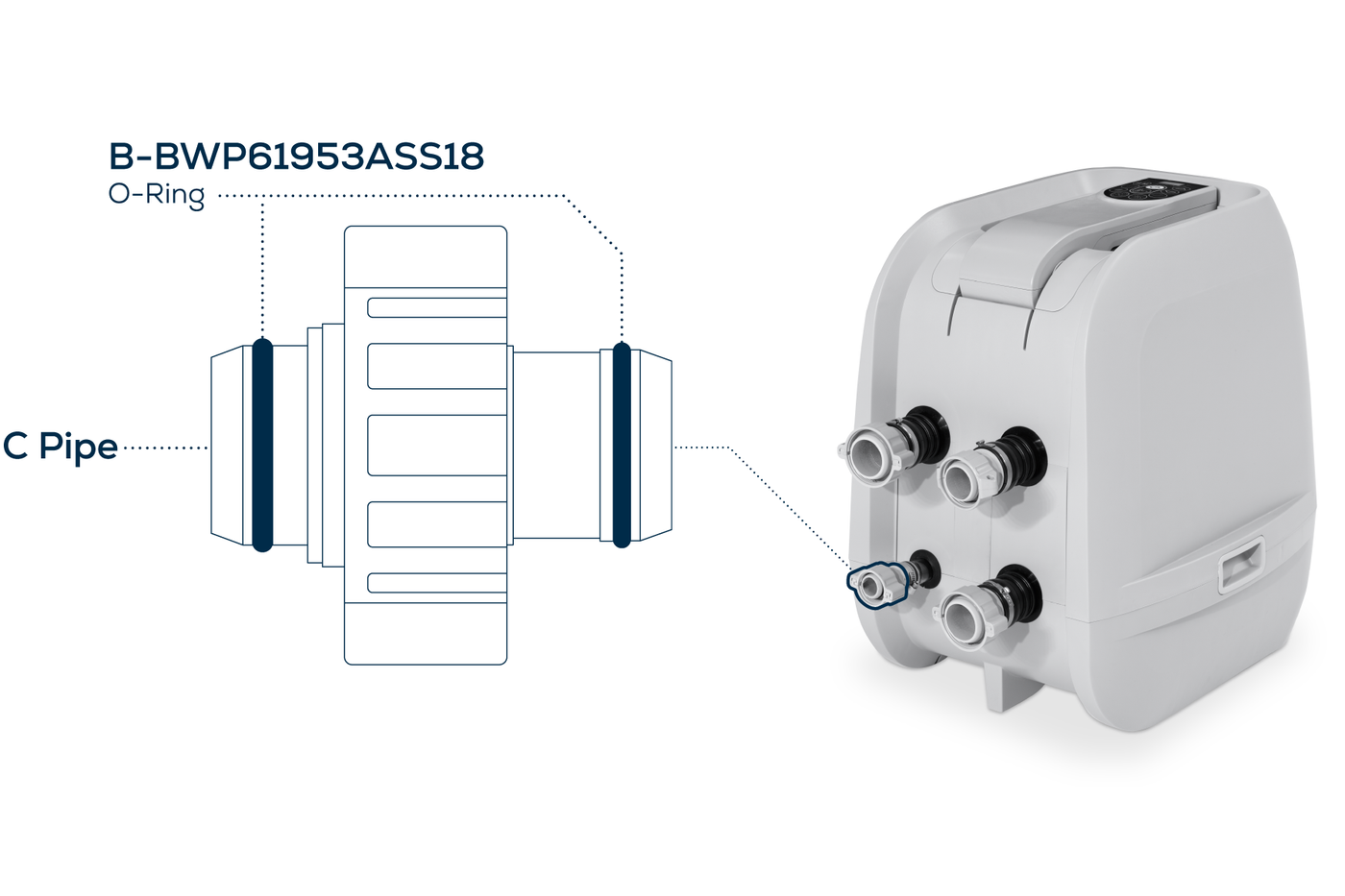 Water Jet Inlet | Lay-Z-Spa UK