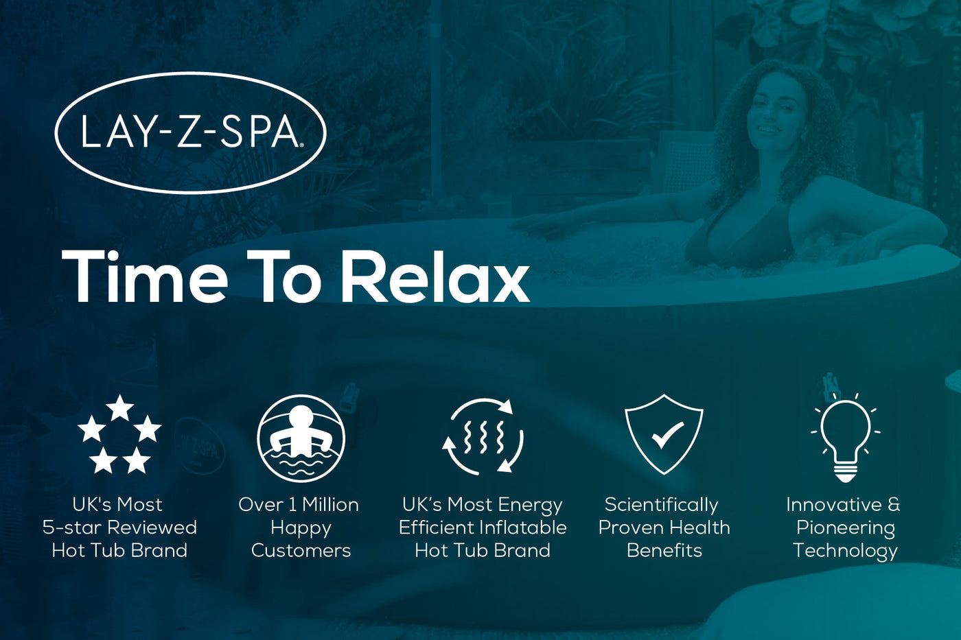 Lay-Z-Spa Rome AirJet Hot Tub + Free Bundle Worth £29.99 | Lay-Z-Spa UK