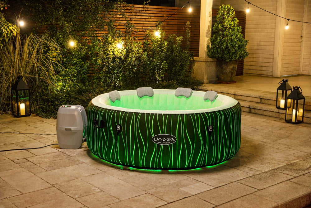 Lay-Z-Spa Hollywood AirJet Hot Tub + Free Bundle Worth £29.99 | Lay-Z ...