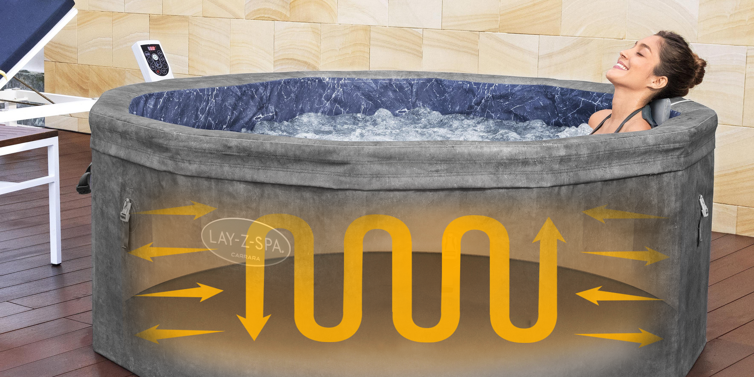 ThermaCore™ Foam Hot Tub Technology | Lay-Z-Spa UK